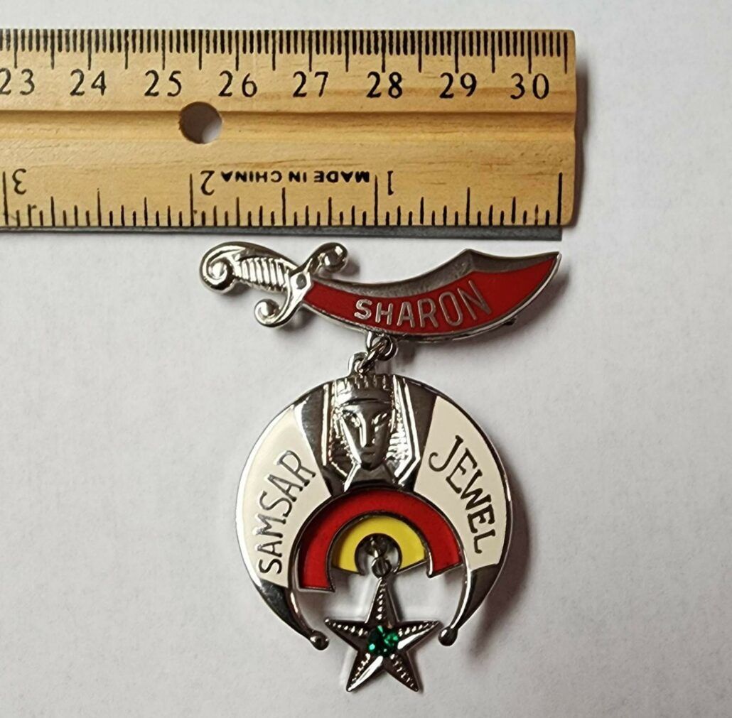 Custom Combination Pin Badge for USA Client